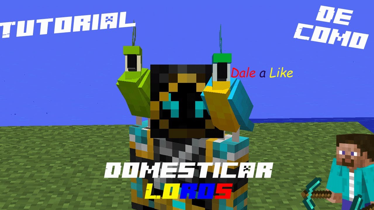 Como Domesticar Un Loro en Minecraft [1.12] - YouTube