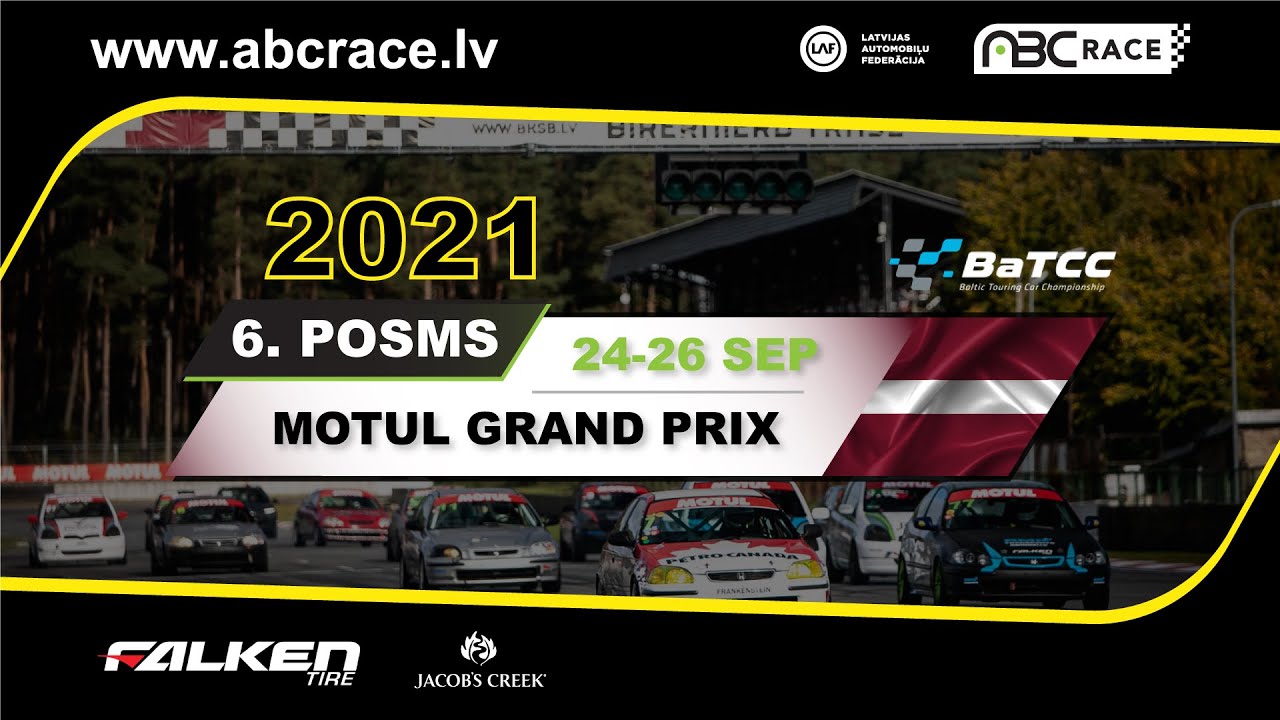 ABC RACE 2021 | 6. posms | Biķernieku trase | BATCC - YouTube