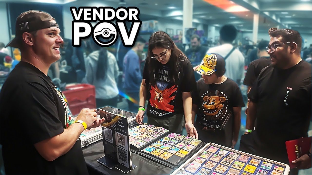 Spooky Deals at Pokeween Card Show Vendor POV - YouTube