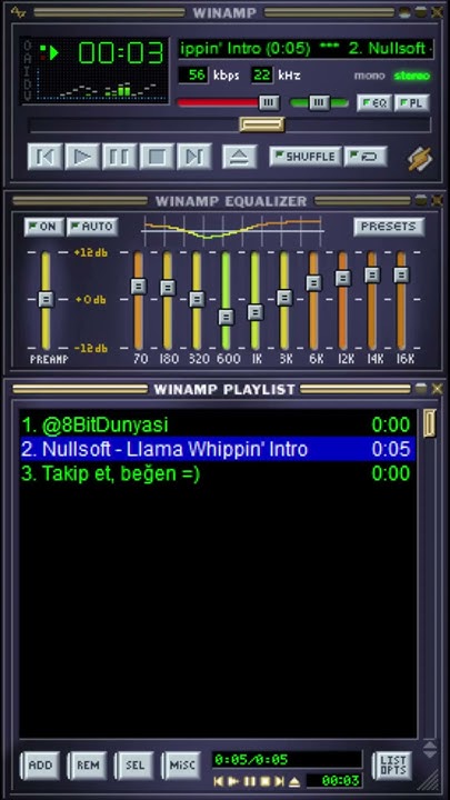 Bunu hatırlayan kaldı mı :) DJ Llama - Llama Whippin' Intro #winamp #djllama #shorts - YouTube