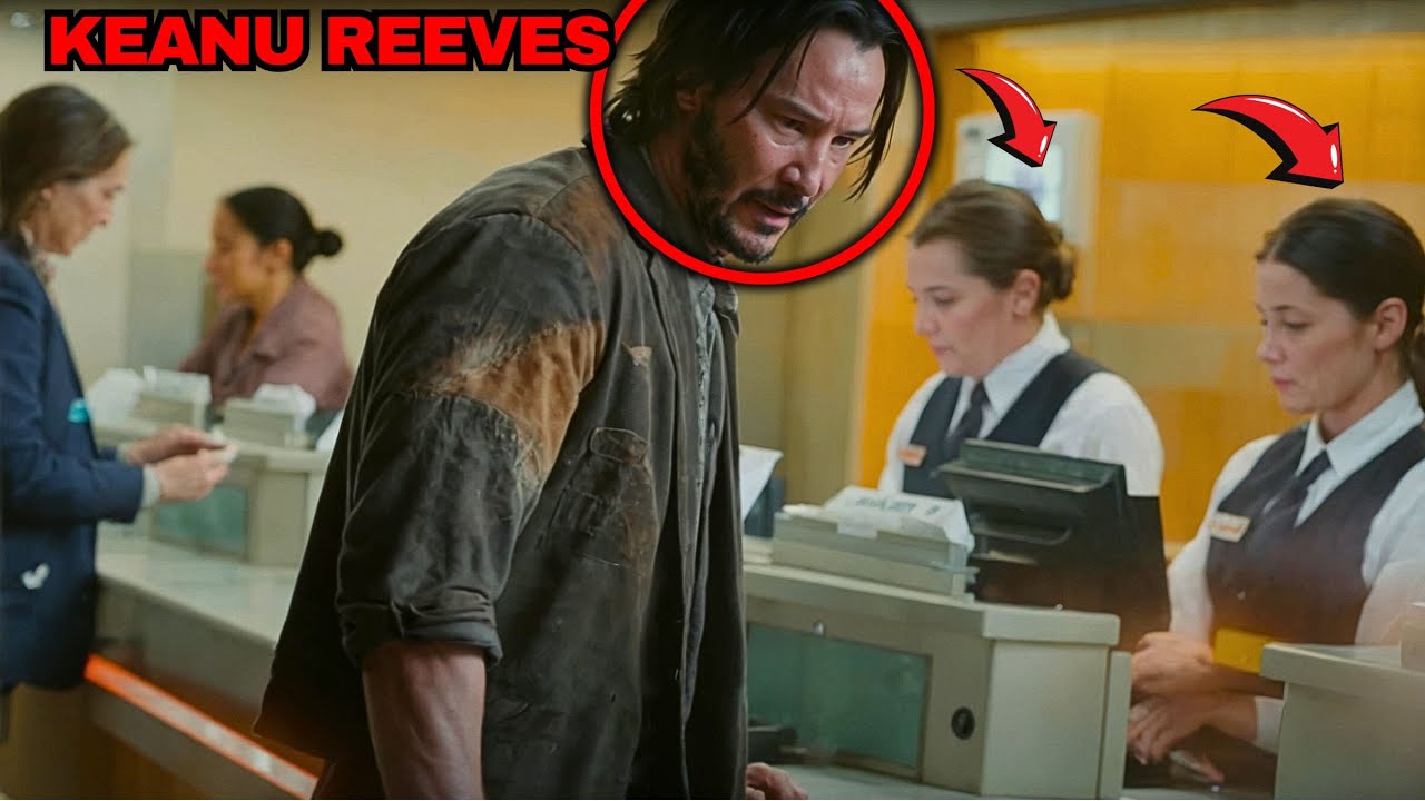 Keanu Reeves Dresses Up As a Homeless Person in a Bank 😢: (You Won't ...