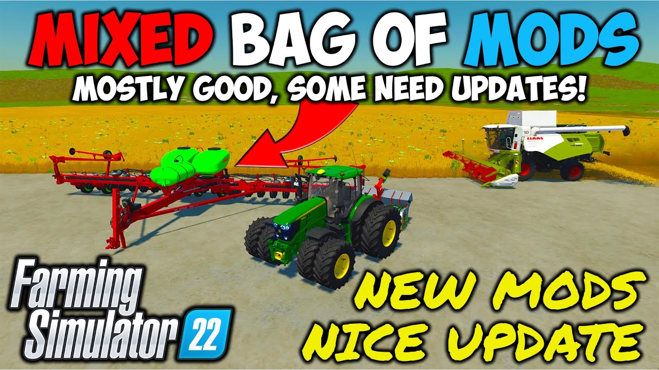 Mixed Bag of NEW MODS + Updates | FS22 Mod Review | 22nd October - YouTube