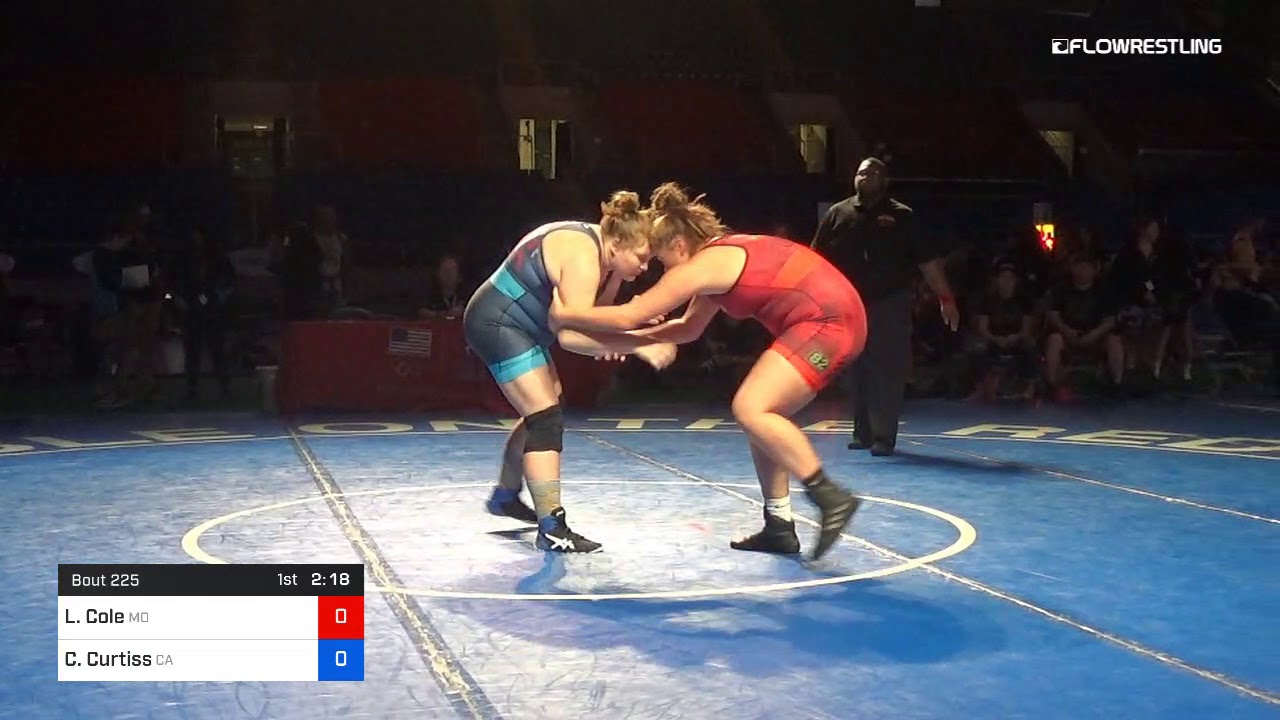 225 Lbs 7th Place Lexie Cole Missouri Vs Cassidy Curtiss California ...