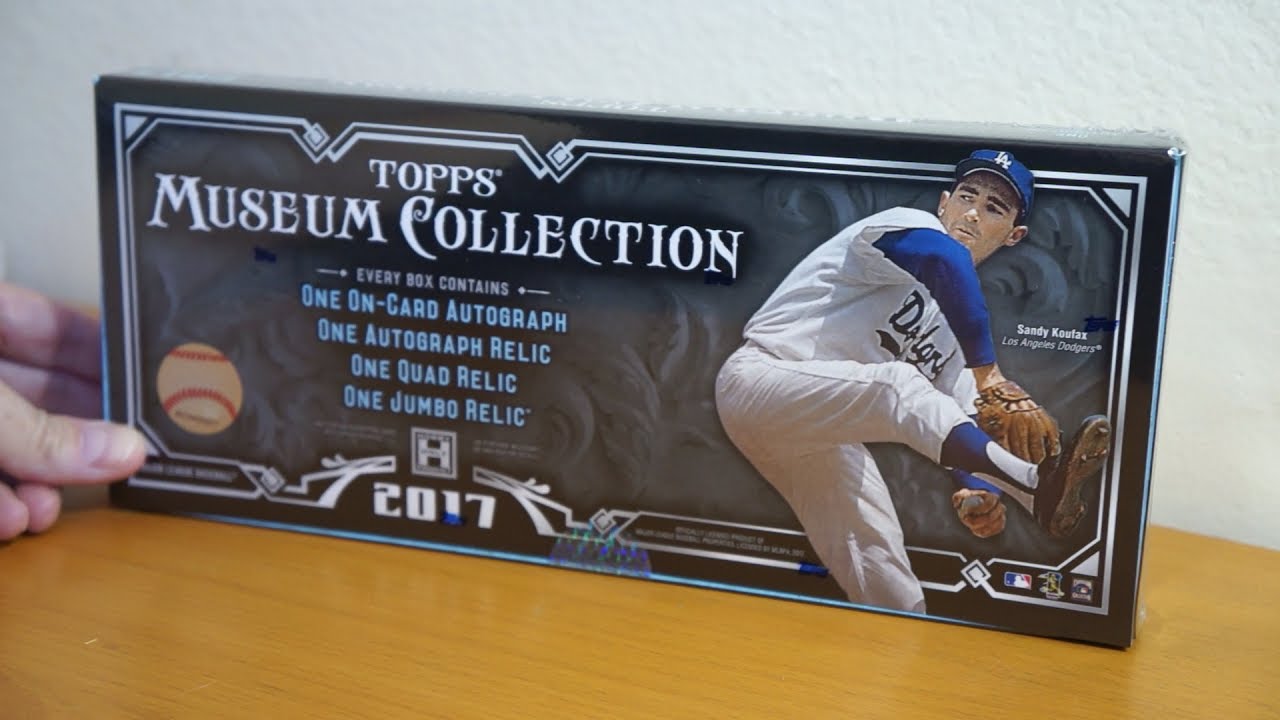 2017 Topps Museum Collection - 1 Box Break! - YouTube
