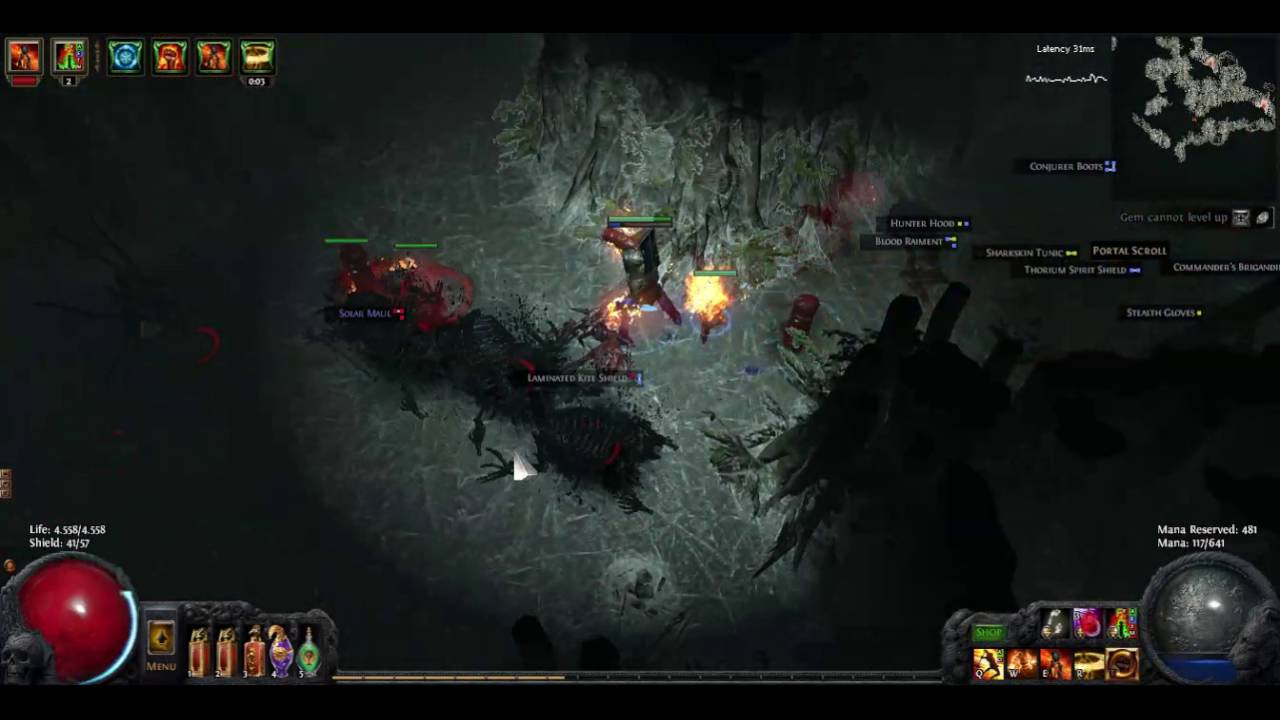 Path of Exile 2.4 spider lair MAP boss - YouTube