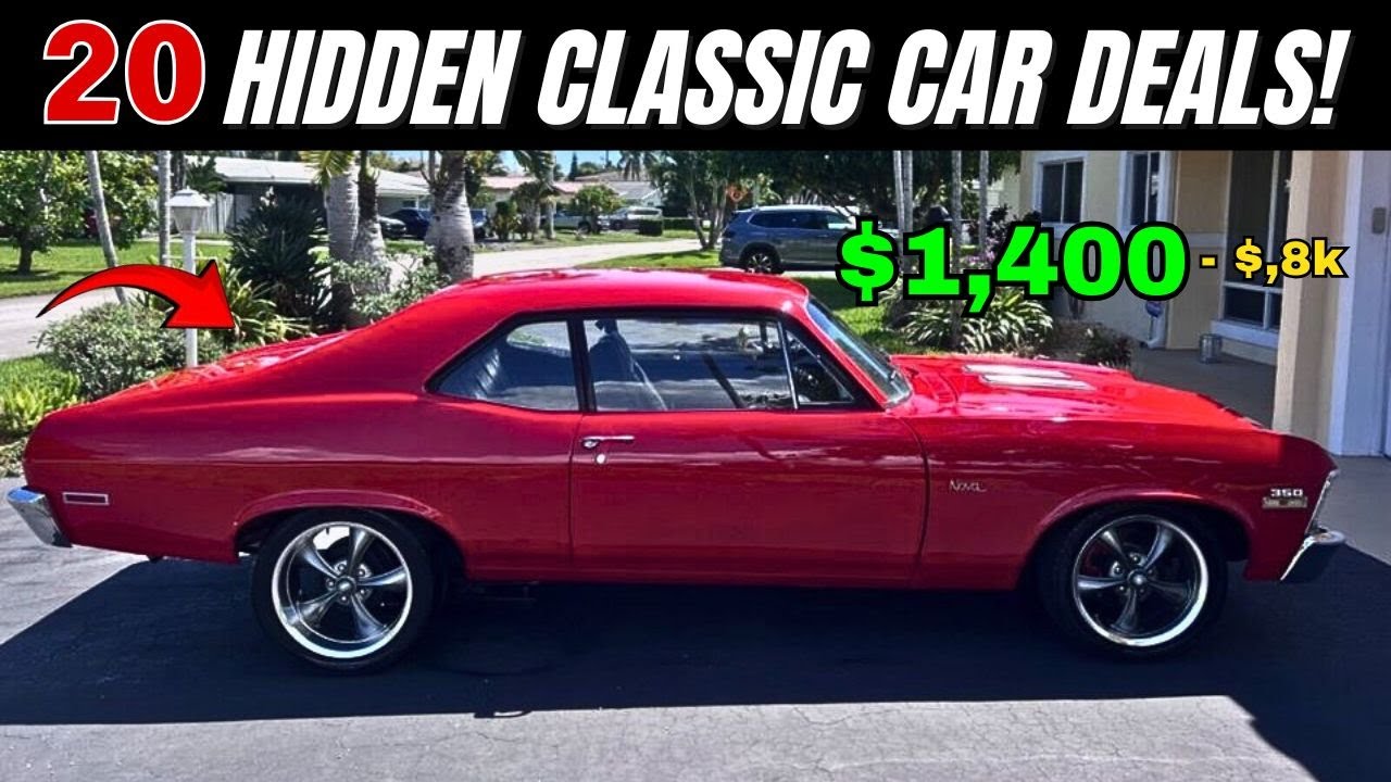 20 Cheap Classic Cars Under $8k – Deals You Can't Miss! - YouTube