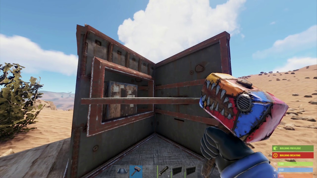 [RUST] Unlootable Tool Cupboard and Small Box - YouTube