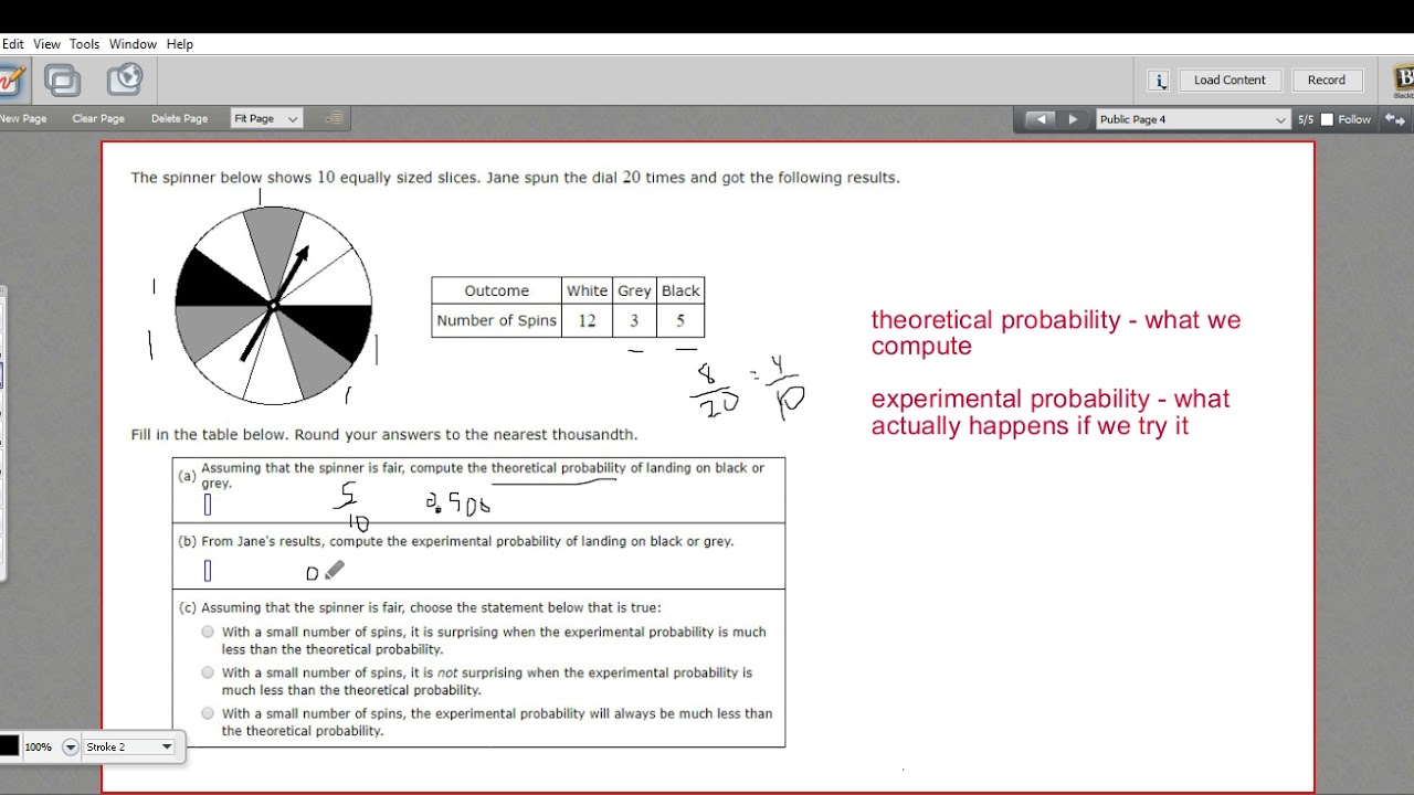 Experimental And Theoretical Probability YouTube Experimental And Theoretical Probability YouTube