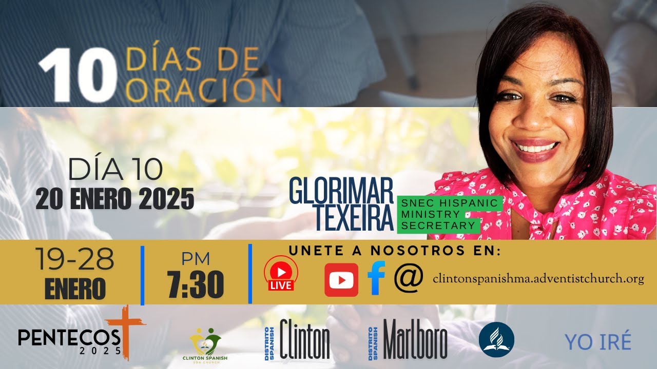 10 DÍAS DE ORACIÓN - Glorimar Teixeira | Enero 28, 2025 - YouTube
