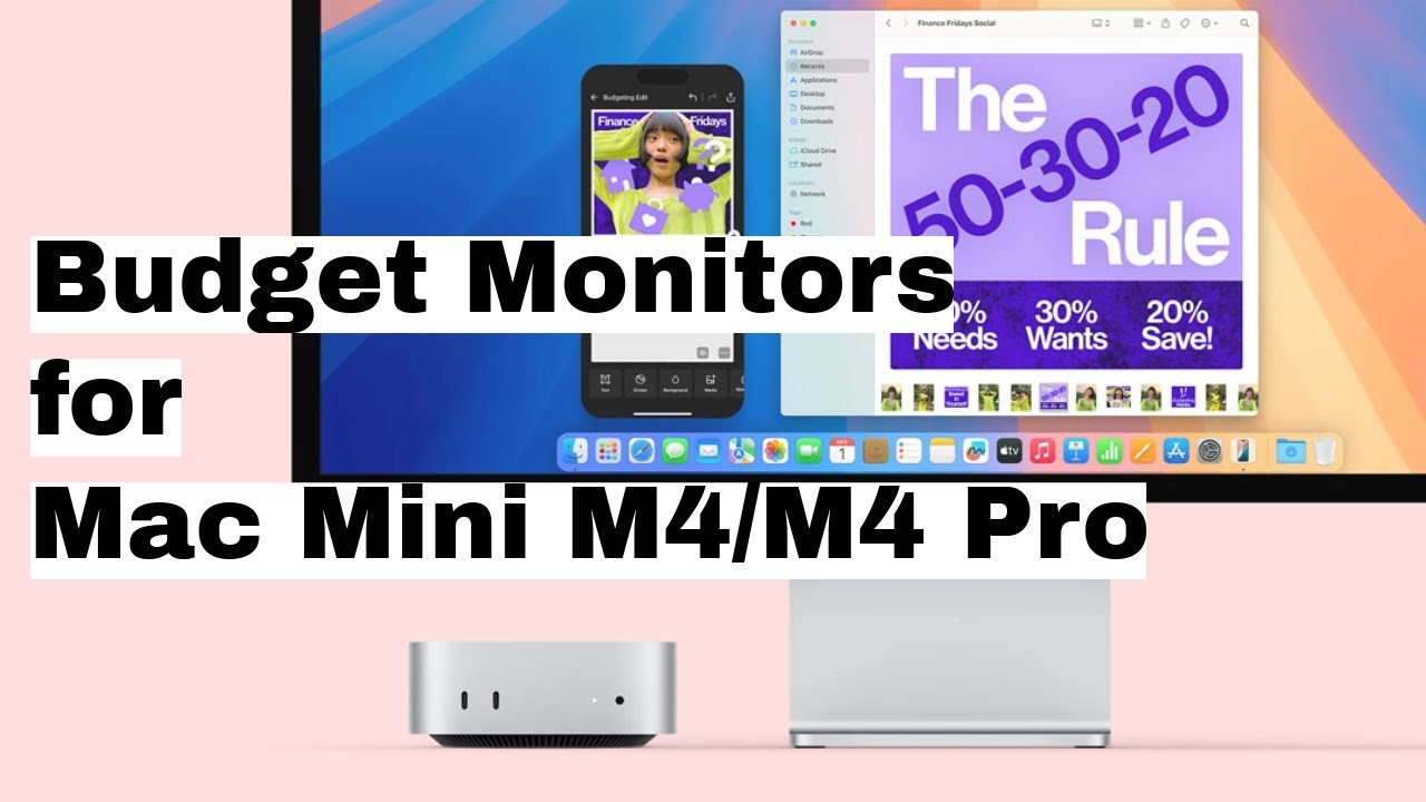 Top Budget Monitors for Mac Mini M4 and M4 Pro - YouTube