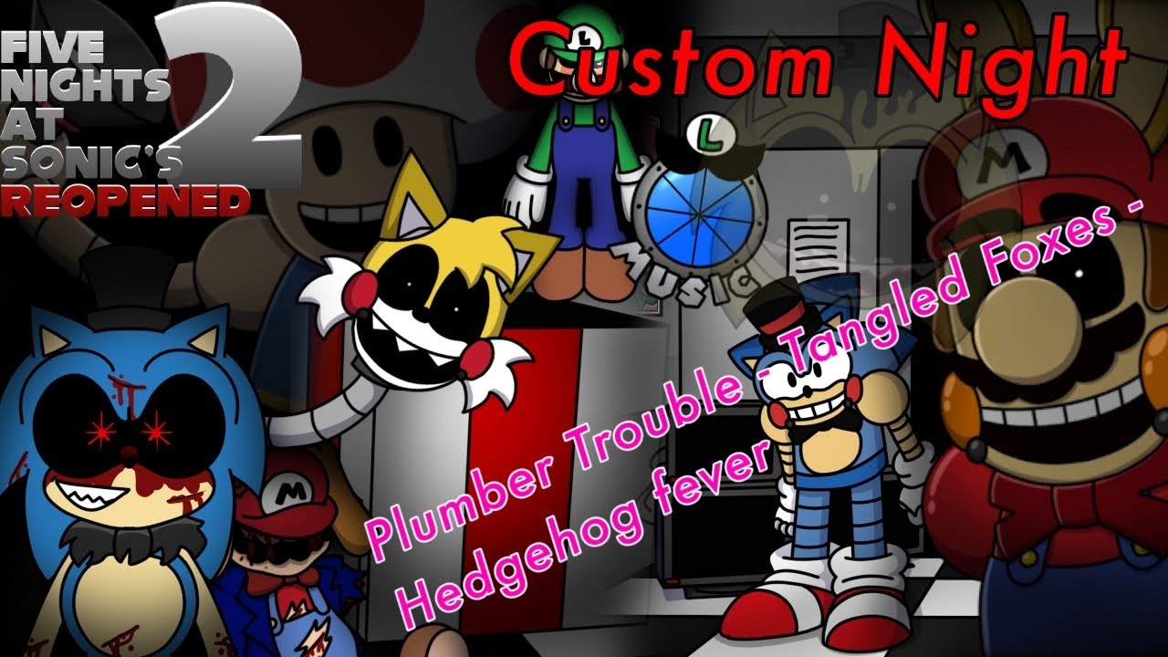 THIS IS TOO MUCH!!!!!!!!! | Fnas 2 Reopened Custom Night #2 - YouTube