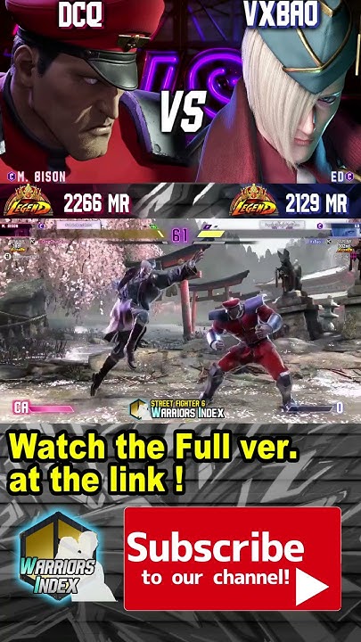 SF6 🥊 DCQ (M.BISON) vs VxBao (ED) 🥊 StreetFighter6 - YouTube