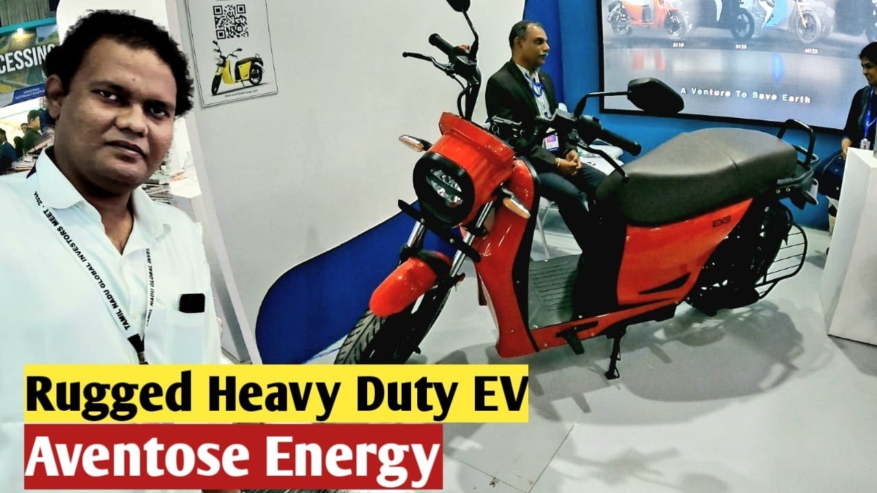 Rugged Scooter on Bike Wheels | Aventose Energy S110 - YouTube