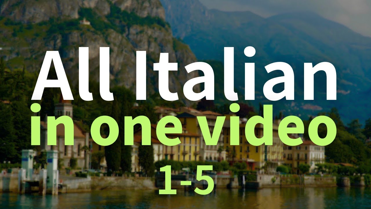 All Italian in 100 Lessons. Learn Italian. Most important Italian ...