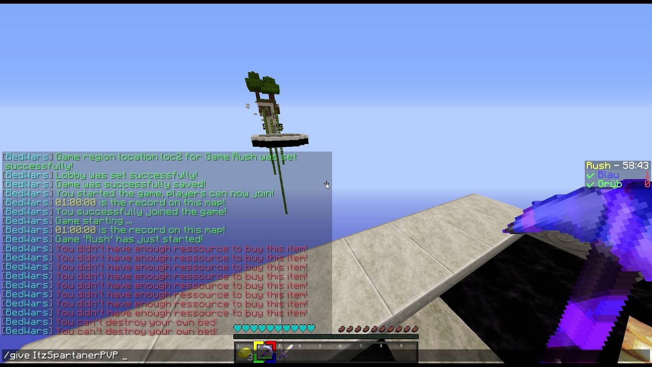 Minecraft BedWars reloaded Plugin Tut [German] - YouTube