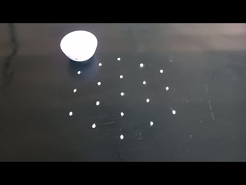 Aadi matham special 5*3 dots kolam by sofi 🌺 Gramathu kaari kolam 🌺 ...