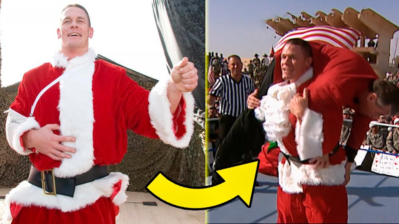 8 LUCHADORES DE WWE QUE FUERON SANTA CLAUS | Especial Navidad - YouTube