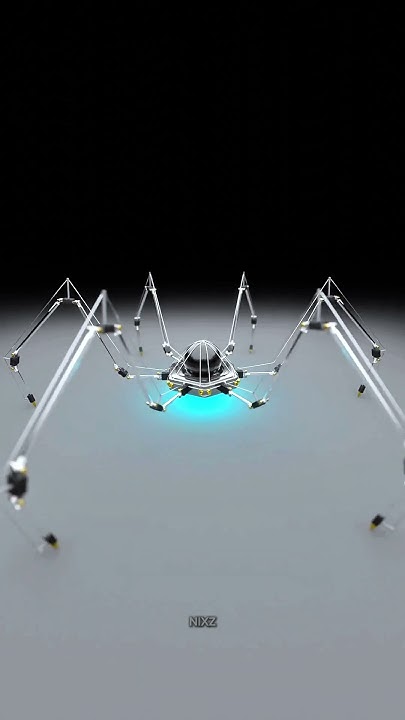 mechanical robot spider 3d render in blender (cycles) inspired by @Polyfjord check out th ...