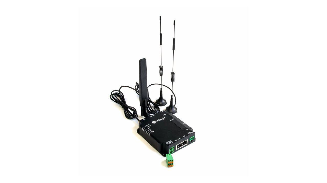 Milesight 4G Industrial Router UR32 Pro WiFi4, QUICK UNBOXING ...