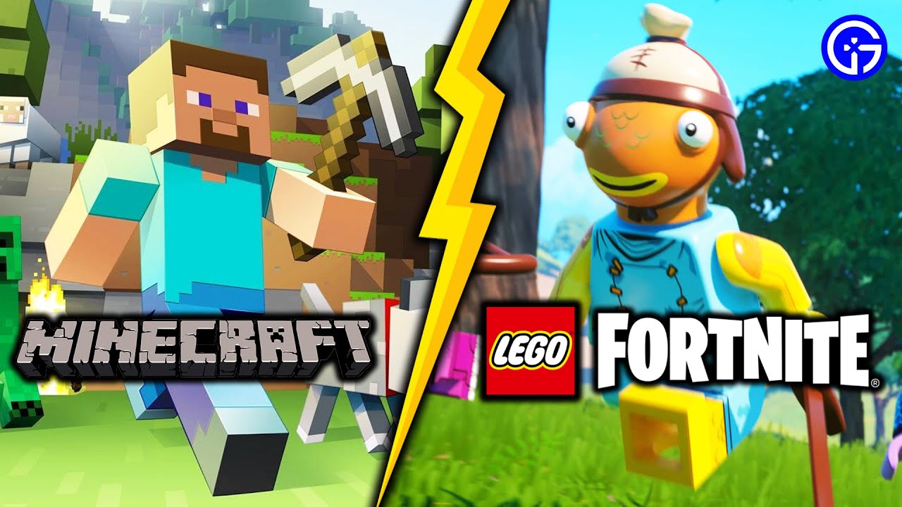 Minecraft vs LEGO Fortnite Comparison - Which is Better? - YouTube