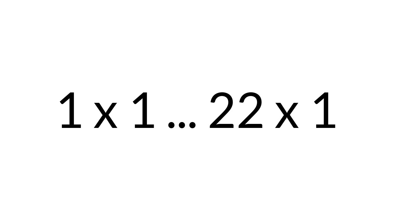 Multiplication Table Times 1 From 1 X 1 To 22 X 1 In Order Silent multiplication-table-times-1-from-1-x-1-to-22-x-1-in-order-silent