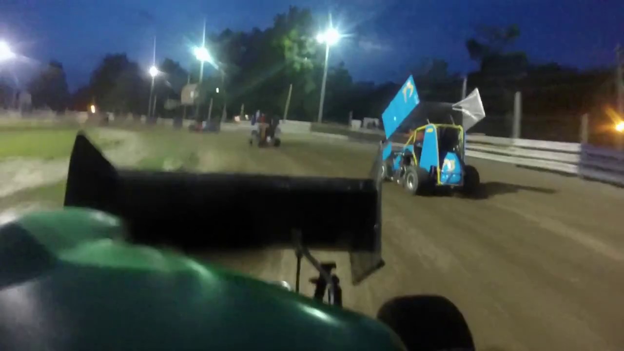 Starlite Speedway 2018 600cc Micro Sprint Championship Heat Race - YouTube