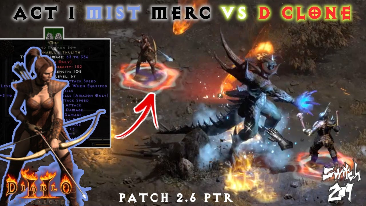 Patch 2.6 PTR: Act 1 "Mist" Merc Buffs "Hustle" Runeword To Take On D ...