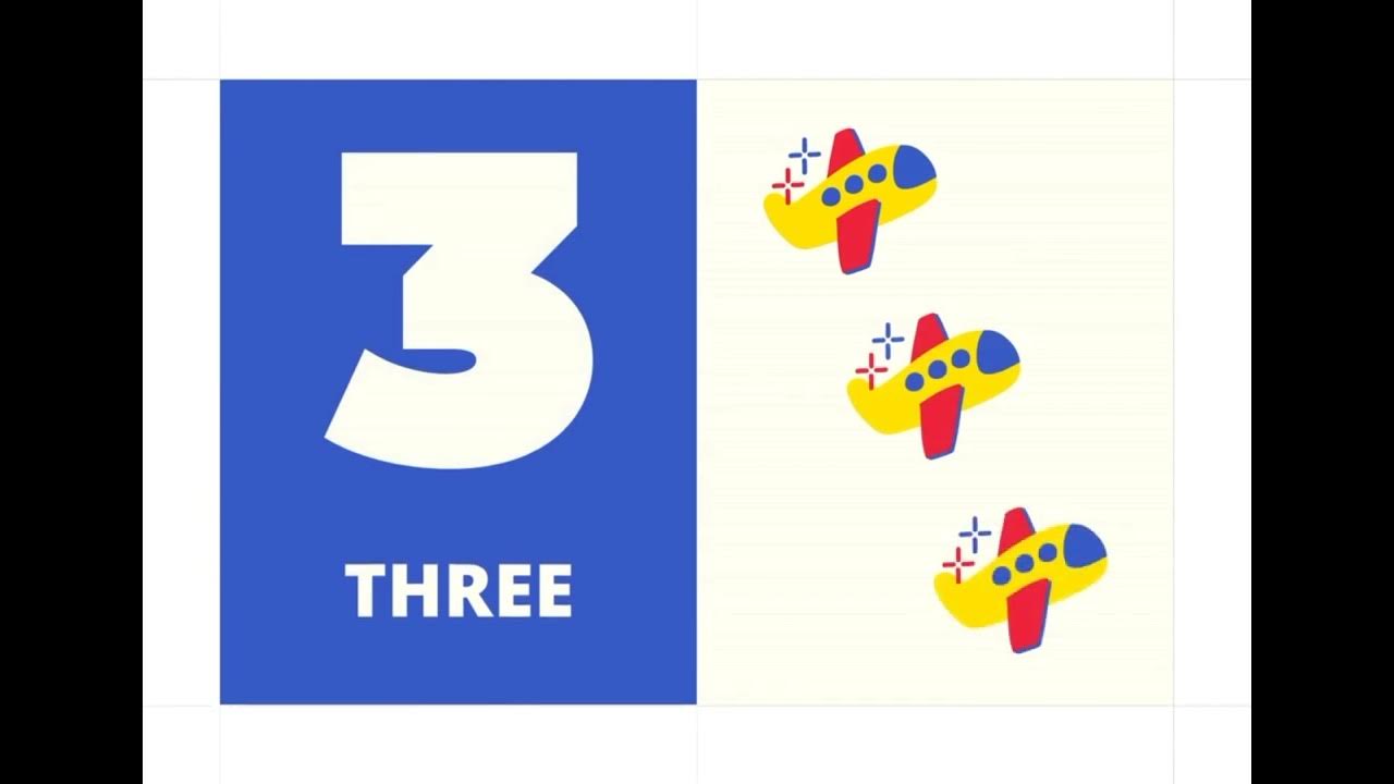 Numbers 1-9learn to say and write for kids - YouTube