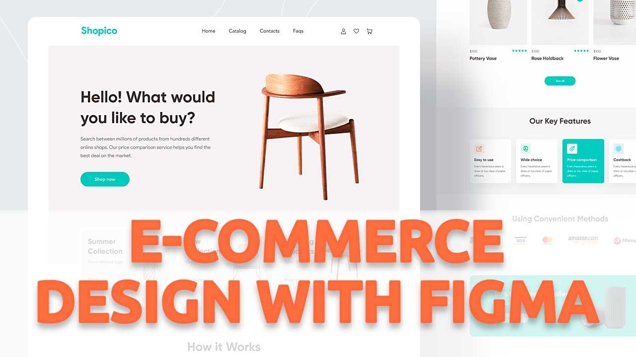 Build Nice E-Commerce Page using Project Base CSS with Figma - YouTube