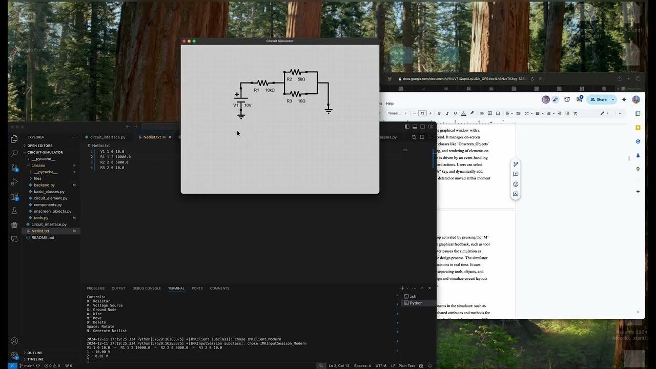 EECE 2140 Final Project: Python SPICE Circuit Simulator Demo - YouTube