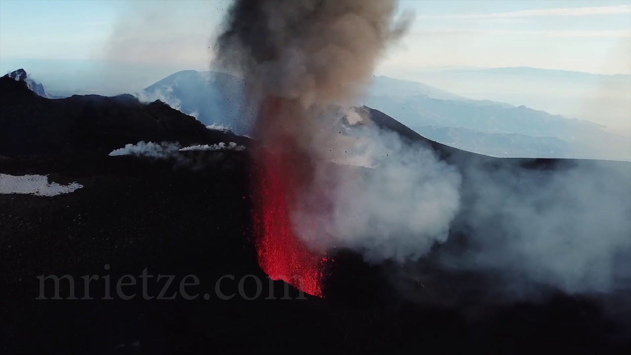 Mount Etna Smoke Rings