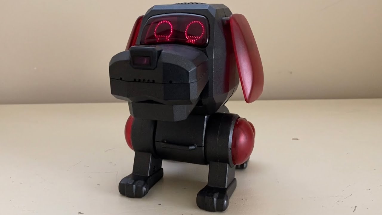 Tiger Electronics 1999 Robo-Chi Pets - Poo-Chi - Black & Red - YouTube