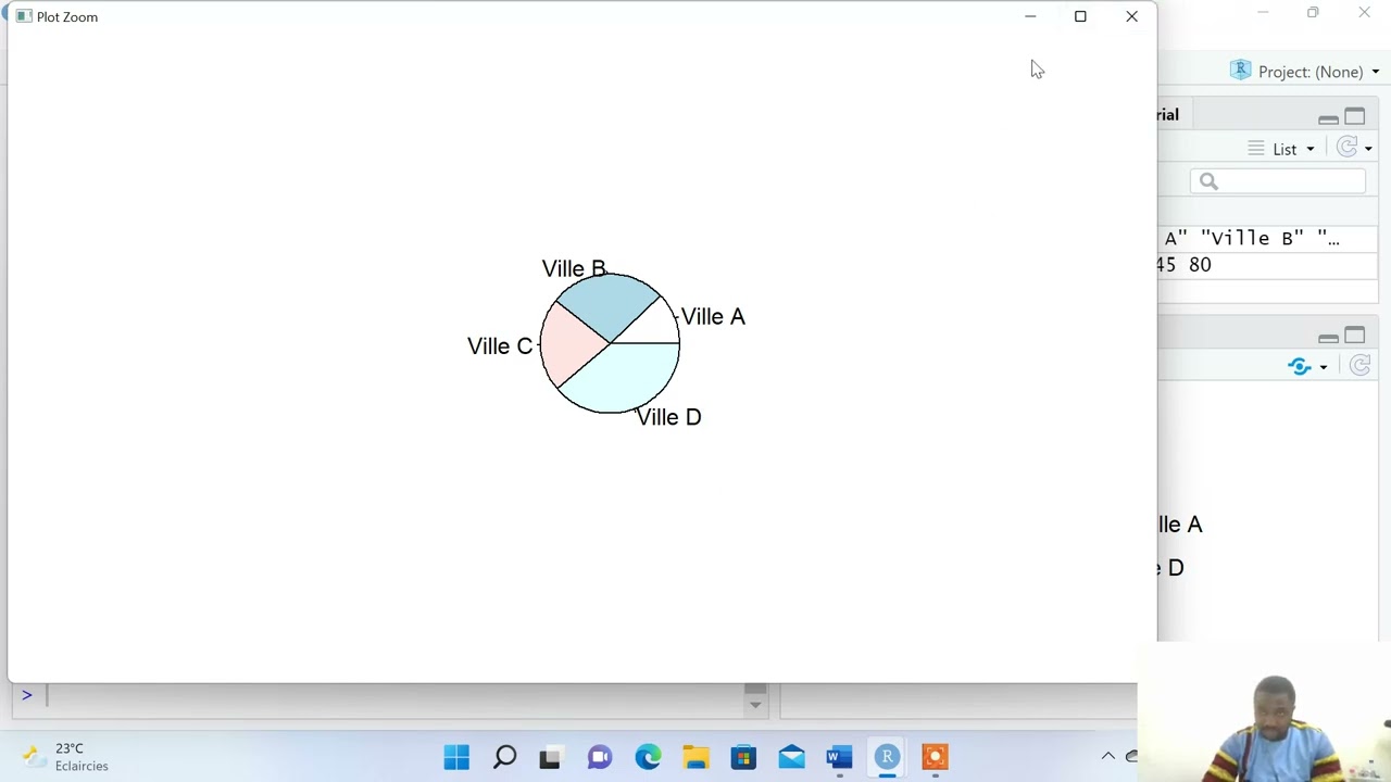 Diagramme en camembert - Pie Chart I Programmation R - YouTube