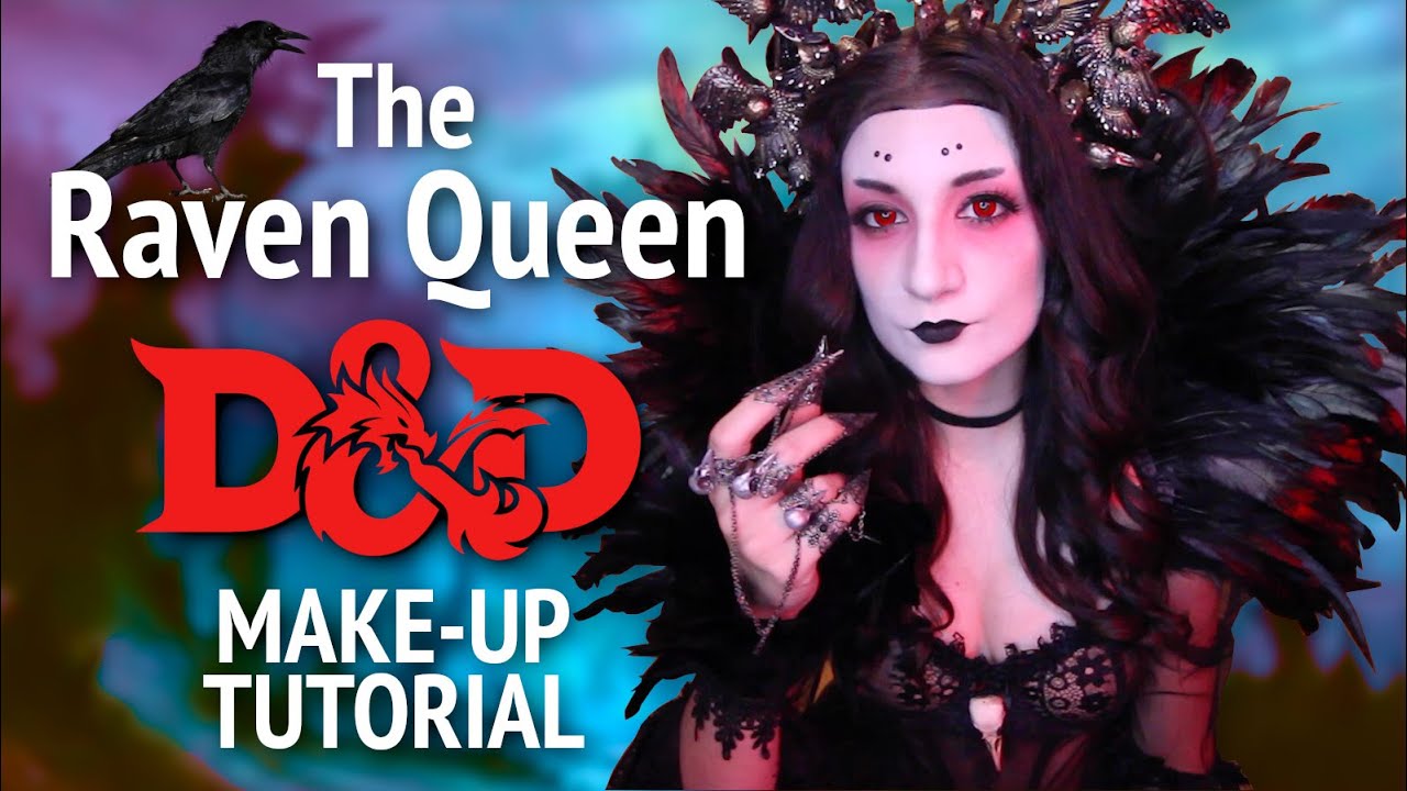 D&D The Raven Queen: Make-Up Tutorial - YouTube