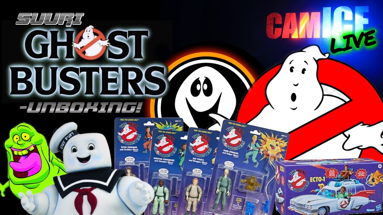 Suuri GHOSTBUSTERS -unboxing LIVE + höpinää Haamujengistä - YouTube