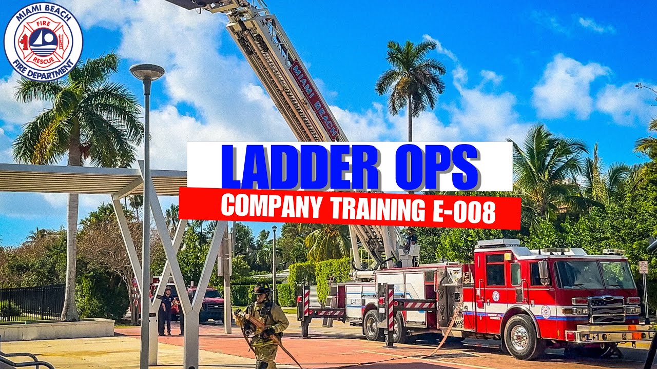 Company Training Evolution 008 Supplying a Ladder Truck / Flowing ...