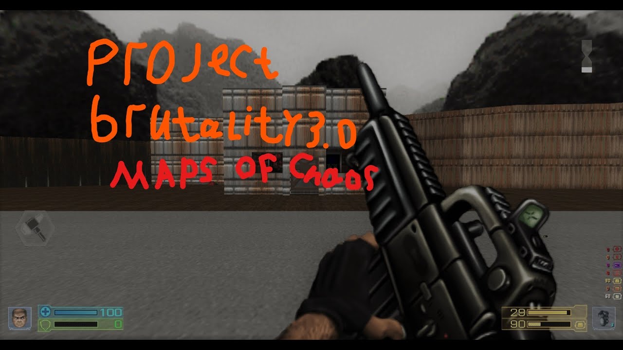 project brutality 3.0 maps of chaos (2 episode 1-2 levels) - YouTube