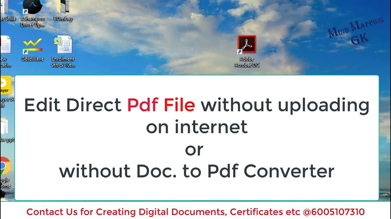 How to edit pdf file without uploading on Internet | pdf file ko kaise edit kare | best pdf ...