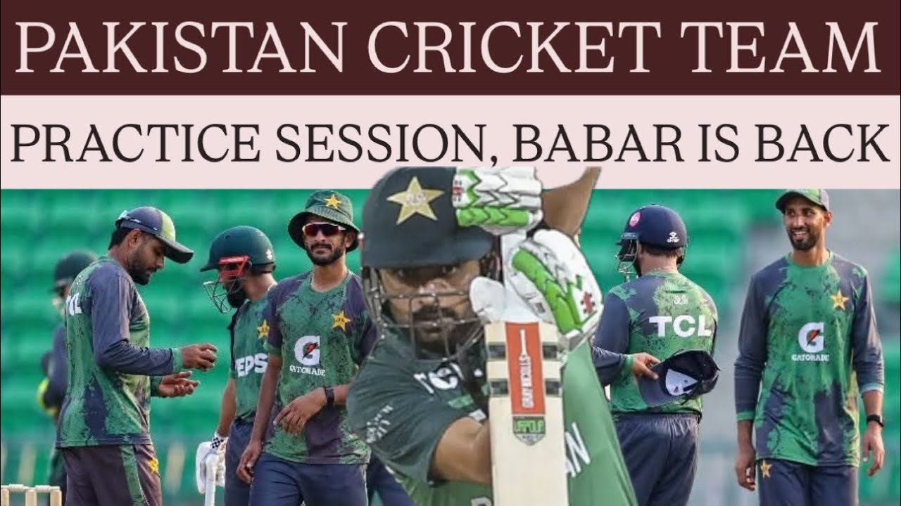 Pakistan cricket team Practice session | Babar Azam in action Again | 🔴 ...