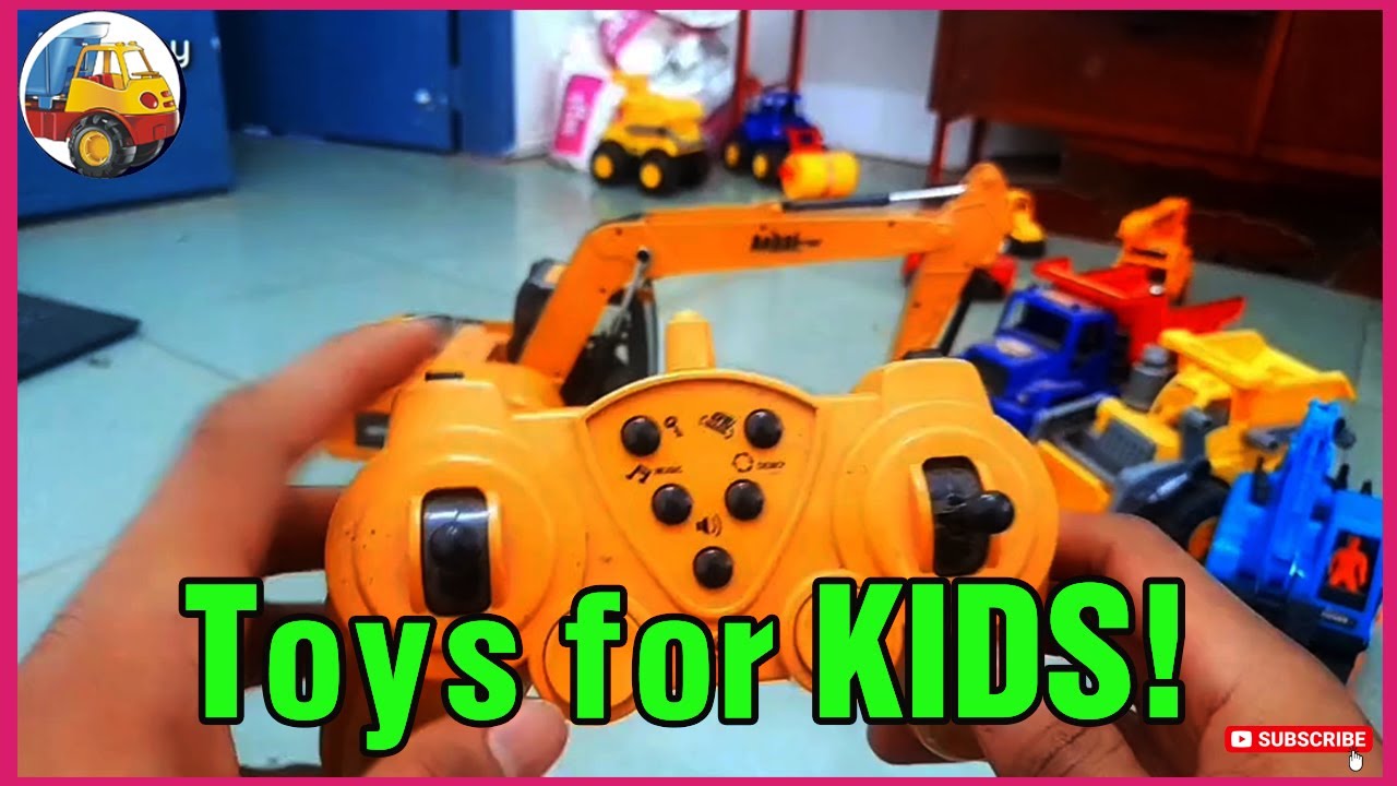 Happy Fun toys for kids | Great times | Trucks Excavators Cars | Kamsan ...