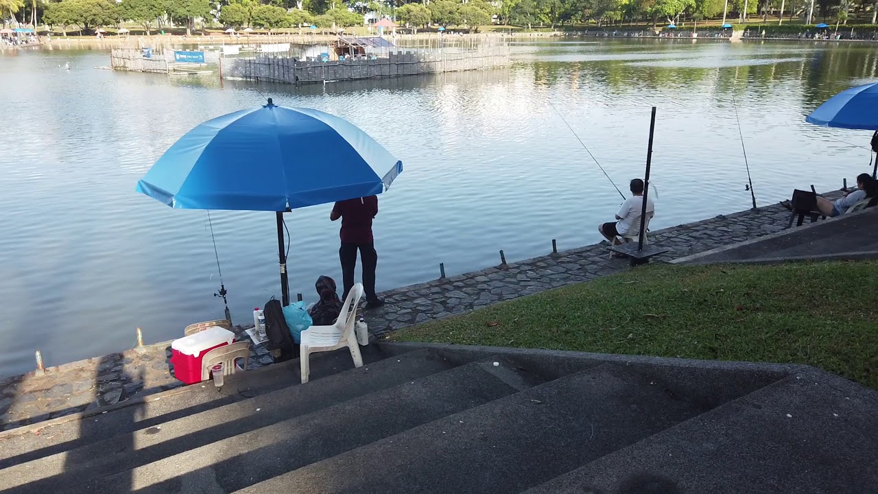 Vlog #7 - Pasir Ris Park, Singapore (Fishing Pond For Everyone) - YouTube