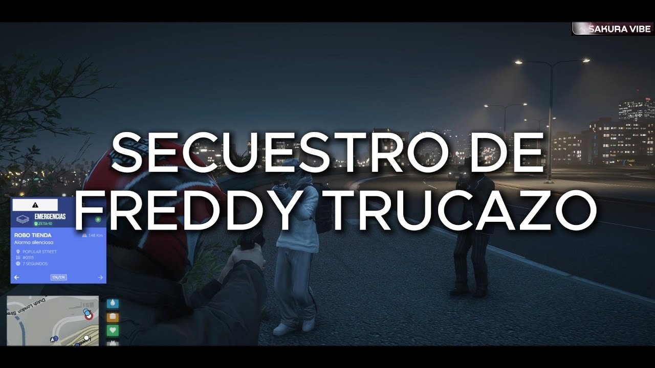 SECUESTRO DE FREDDY TRUCAZO POR 🩸TREE TOP PIRU BLOODS🩸 SpainRP GTA V ...