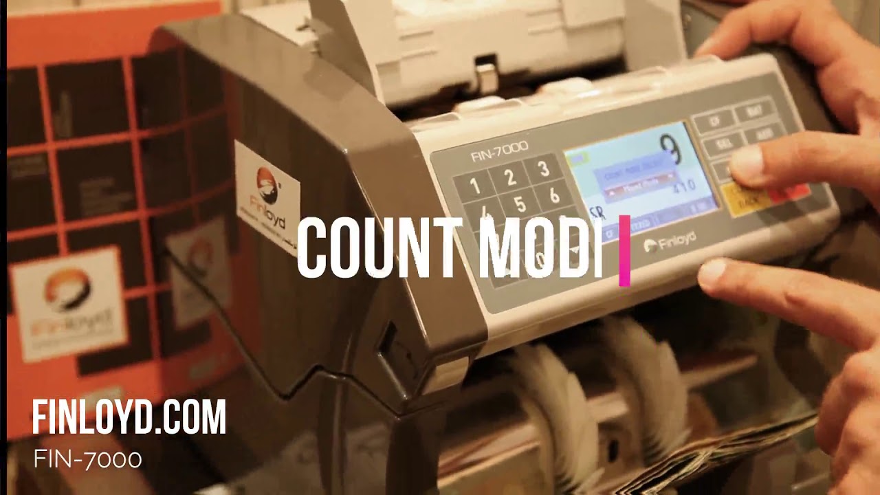 Finloyd Fin-7000 Full English Explanation, Money Counting Machine Fake ...