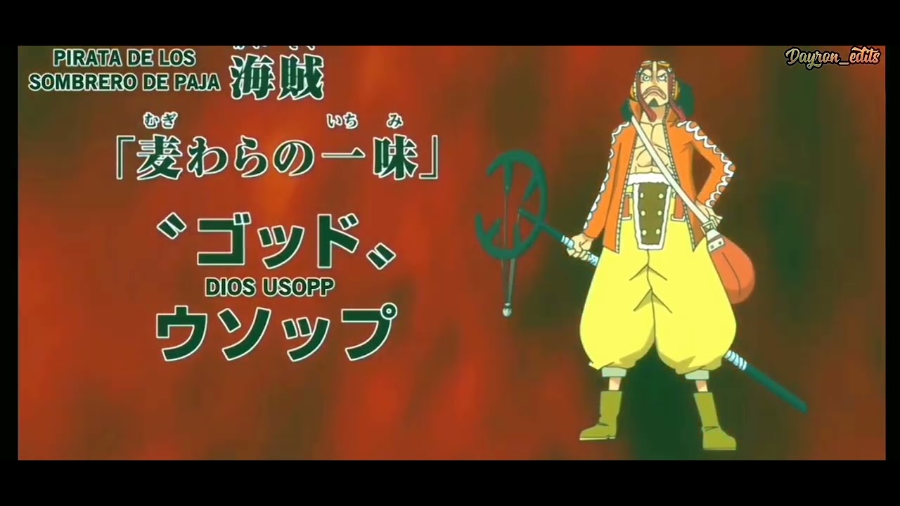 god usopp edit - YouTube