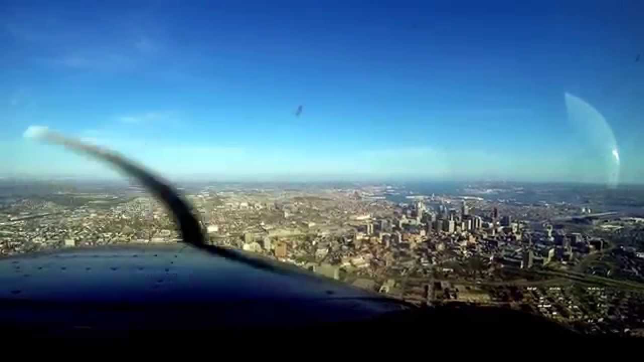 Flying over Baltimore City - YouTube