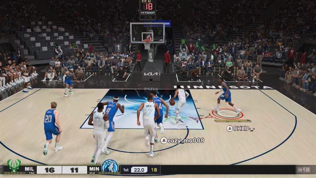 NBA 2K25 Bucks vs Timberwolves - YouTube