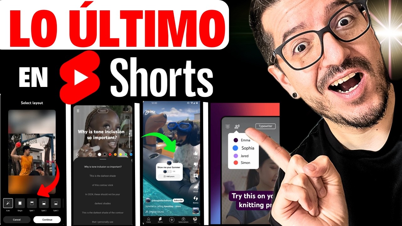 4 NUEVAS FUNCIONES de YOUTUBE SHORTS que Estábamos Esperando - YouTube