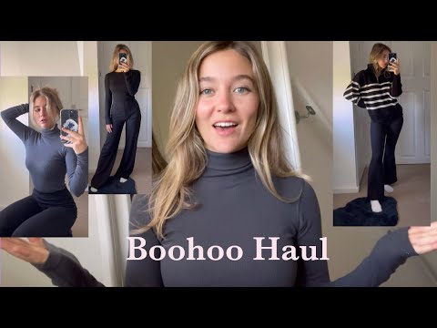 Basic BooHoo Haul | Try On! - YouTube