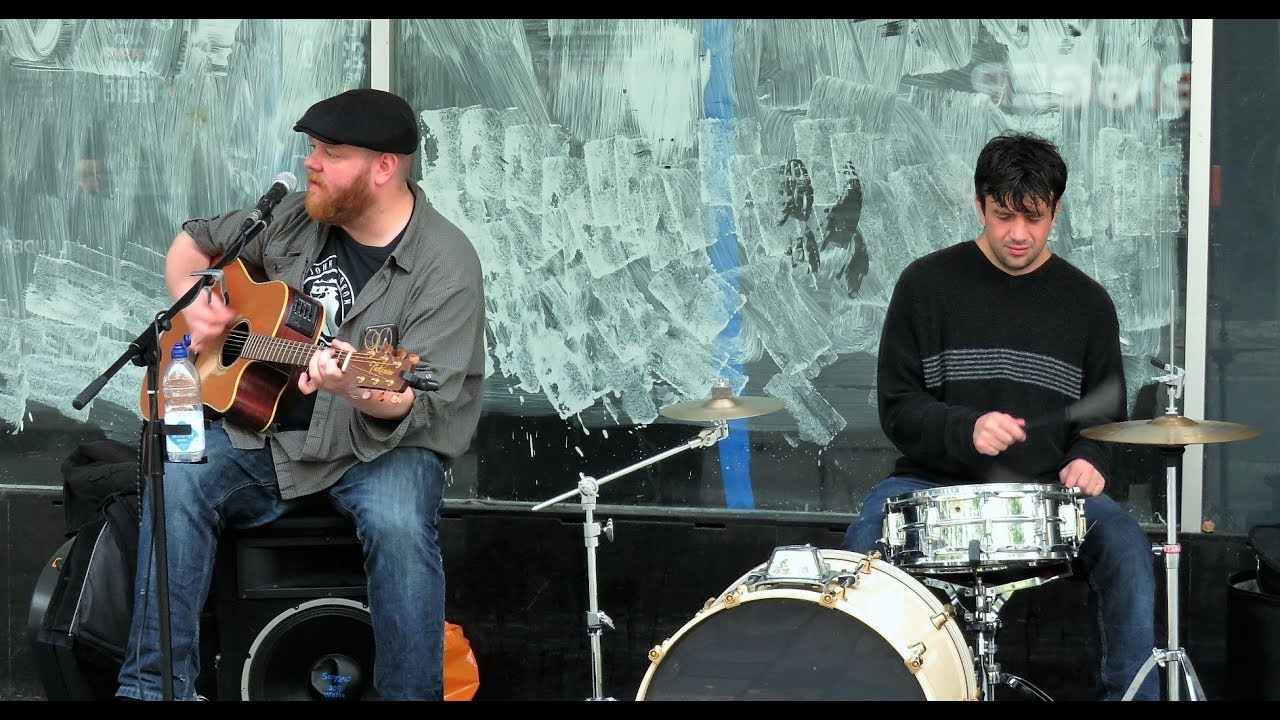 BUSKING ON SAUCHIEHALL STREET : JOHN CONDRON/PETE DOBBINS - YouTube