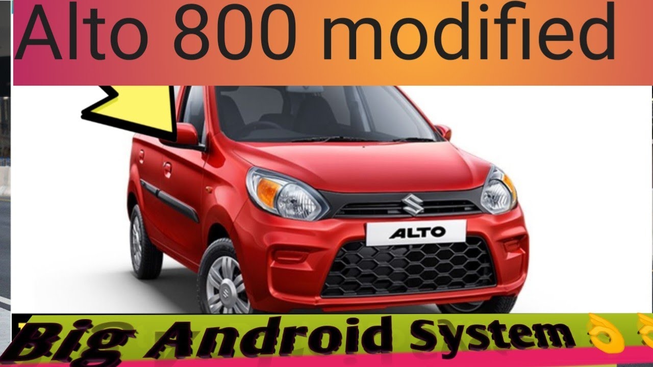 Android installed in Alto 800 /🔥big touch screen display - YouTube